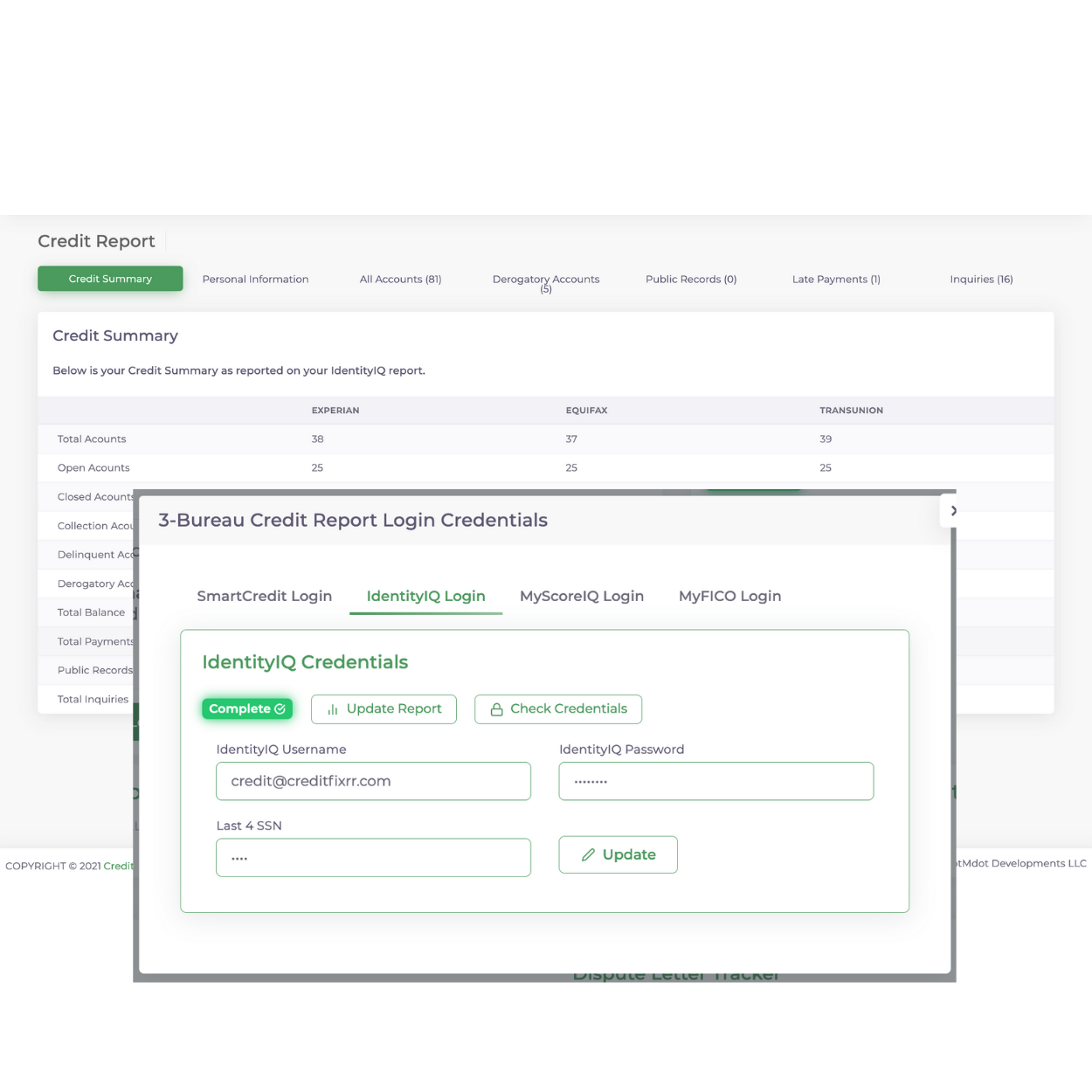 Creditfixrr Software